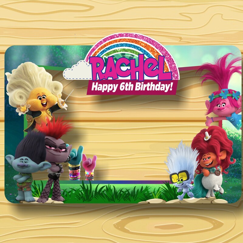 Trolls Backdrop - Etsy