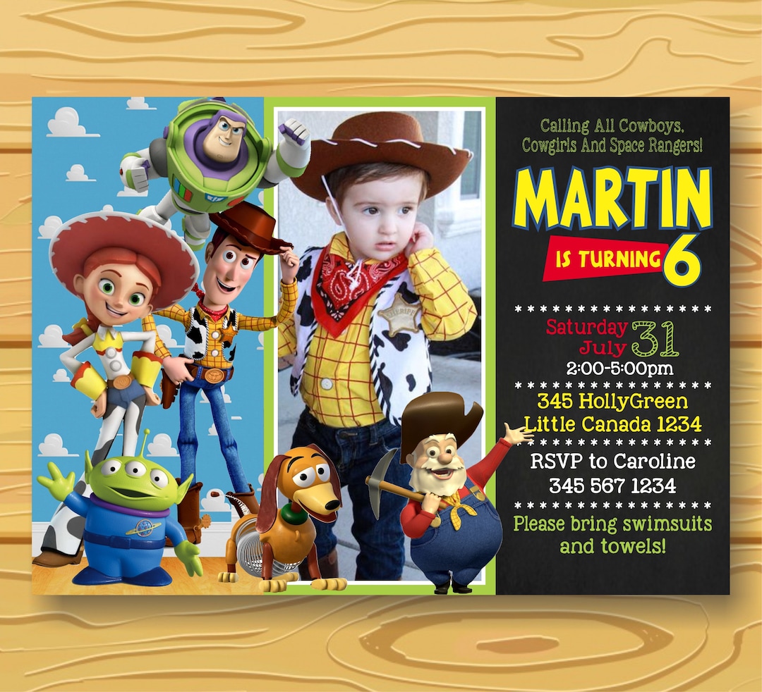 Plantillas De Invitaciones Para Fiestas De Toy Story Kit Imprimible