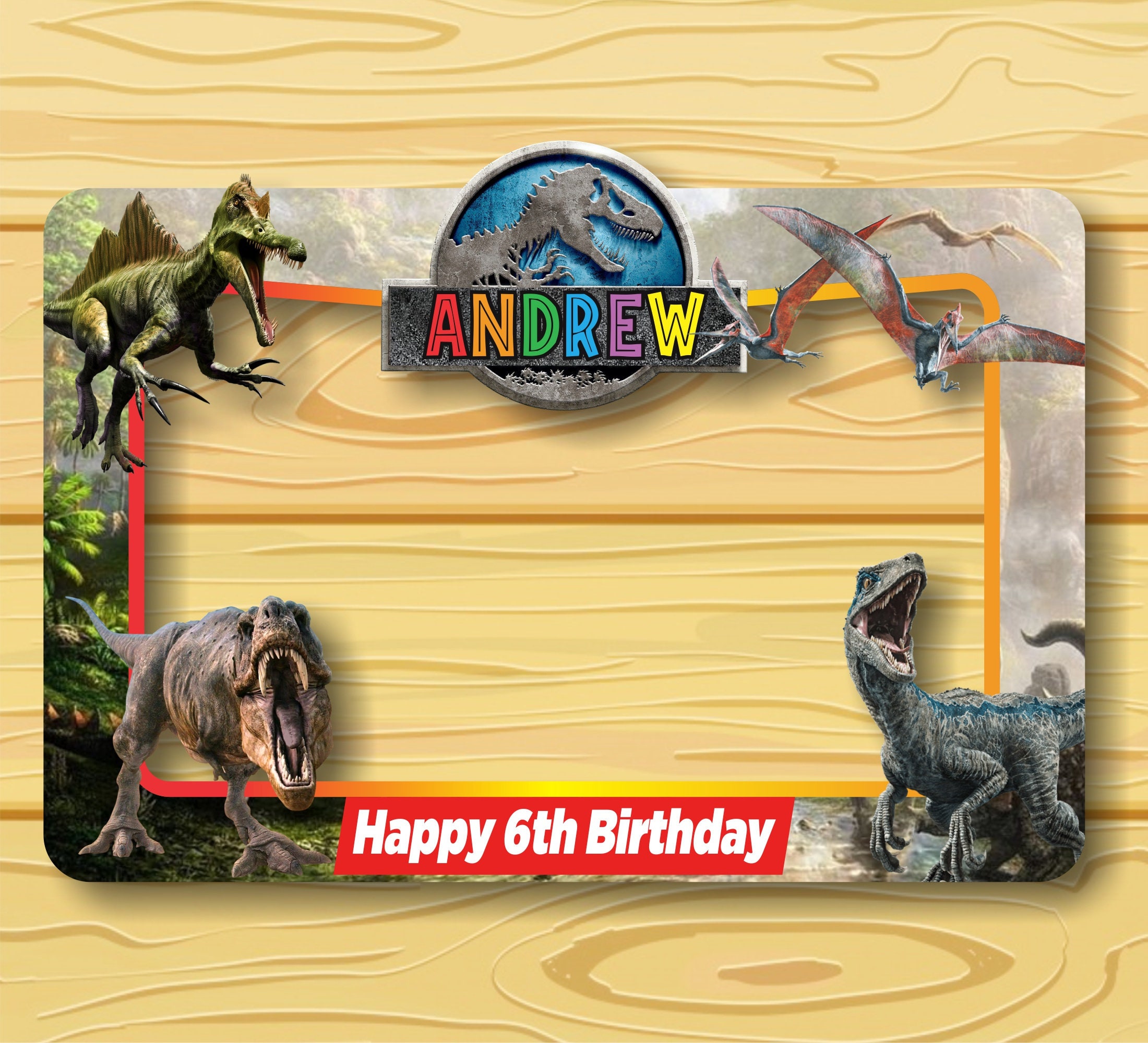 Jurassic Park Photo Frame at Josephine Randle blog