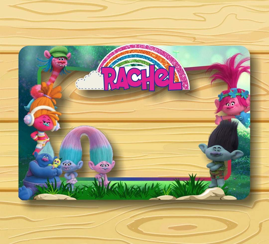 Trolls Photo Booth Frame, Trolls Birthday Party, Trolls Photo Booth ...