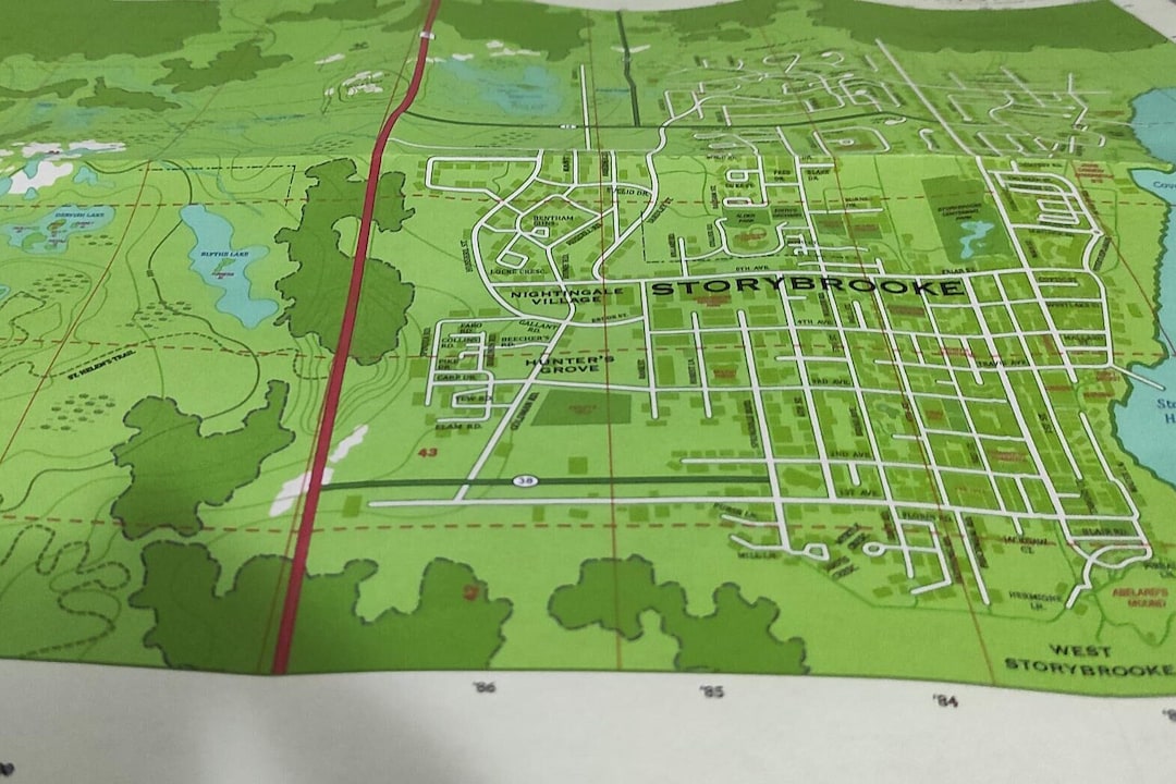 Storybrook Map once Upon a Time / Storybrook Map once Upon a Time - Etsy