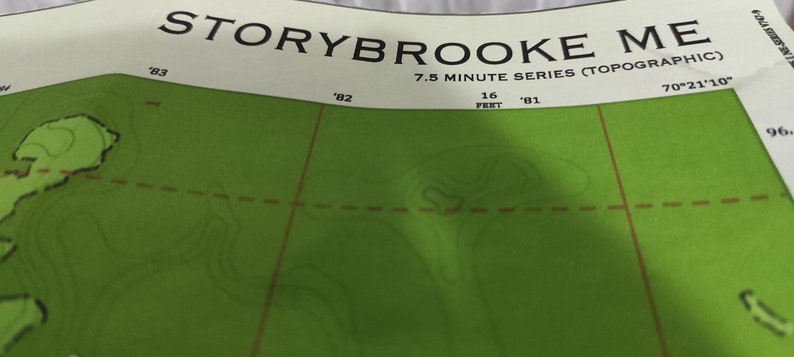 Storybrook Map once Upon a Time / Storybrook Map once Upon a Time - Etsy