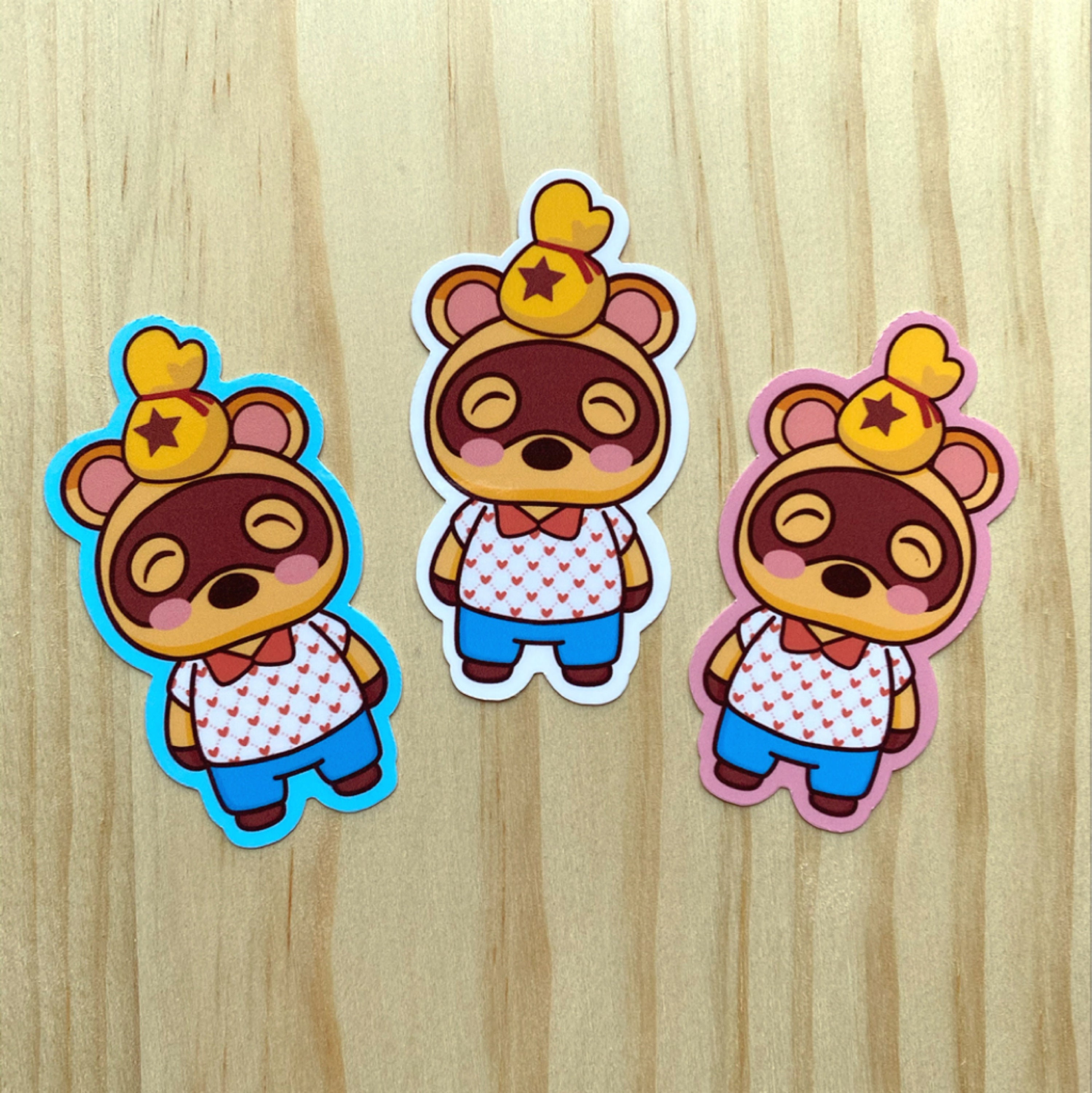 Animal Crossings Tom Nook adorable pegatina resistente a la | Etsy