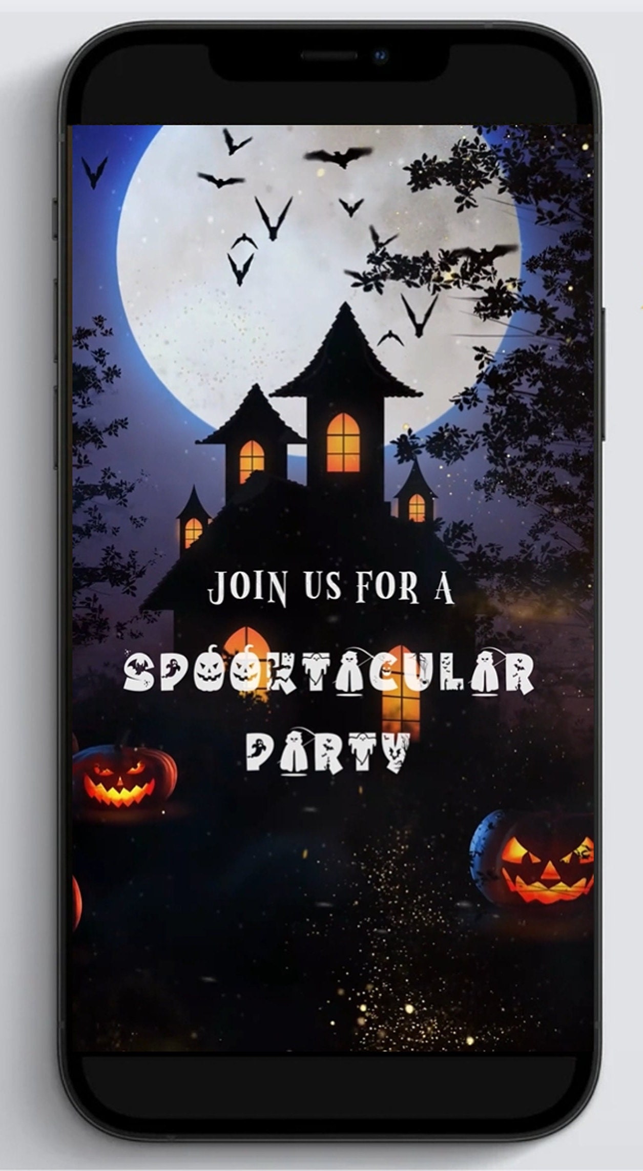 Spooktacular Halloween, Halloween Birthday Invitation, Halloween ...