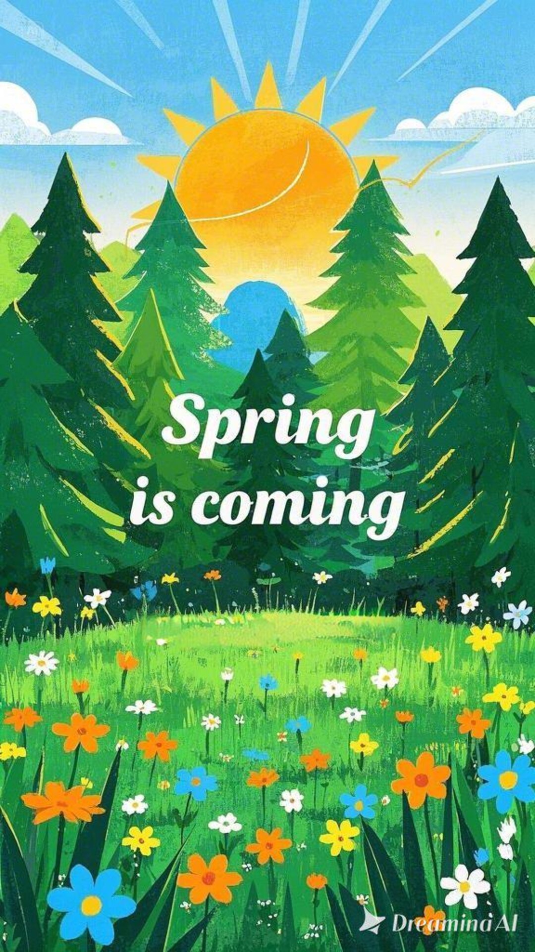 Spring is Coming Posters - Etsy