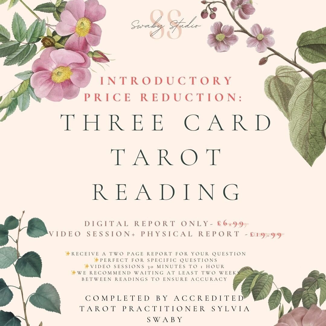 Tarot Reading - Three Card Pull - Past, Present, Future Tarot Card ...