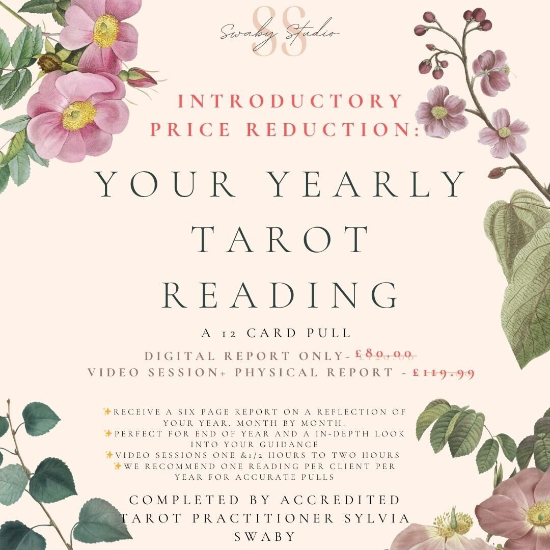 Tarot Reading - Yearly Pull - Tarot Card Practitioner Completed Reading ...