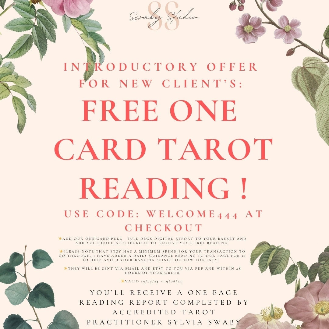 Tarot Reading - One Card Pull - Full Tarot Deck - Tarot Card ...