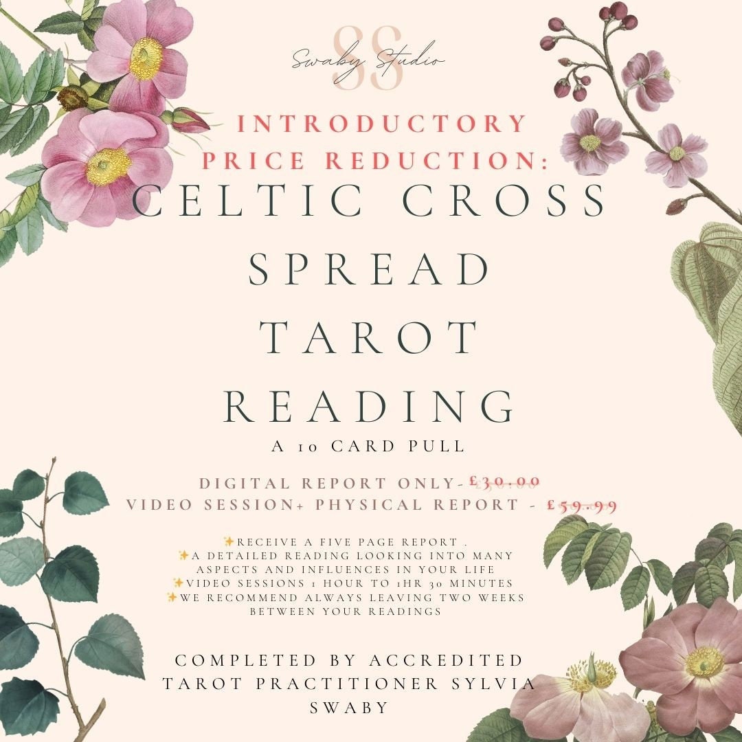 Tarot Reading - Celtic Cross Pull Tarot- 10 Card Tarot Read -card ...
