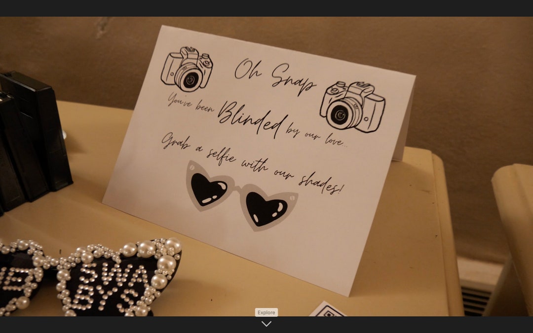 Wedding Sunglasses Sign - Sign for Guests Sunglasses Sign Event Extras ...