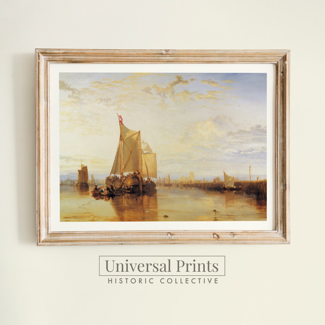 The Dort Packet-boat From Rotterdam Becalmed Art Print / Landscape ...