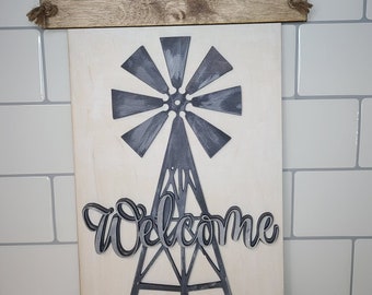Farmhouse Windmill Sign / SVG File - Etsy