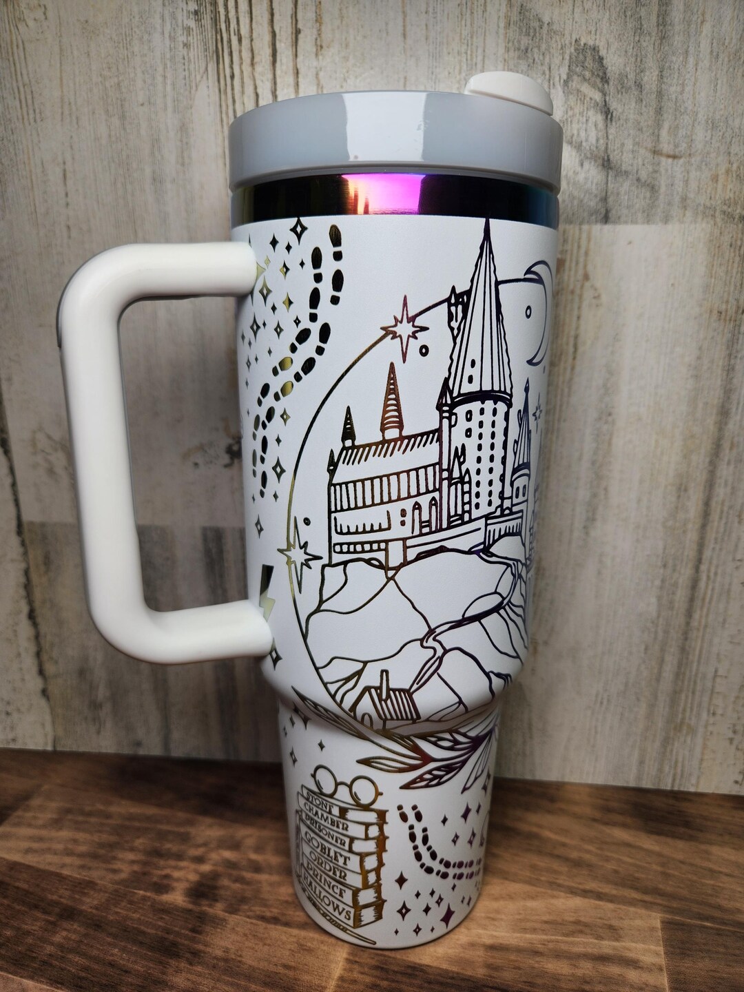 Custom 40 Oz Engraved Rainbow Magic Tumbler - Etsy