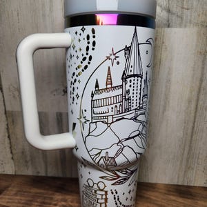 Custom 40 Oz Engraved Rainbow Magic Tumbler - Etsy