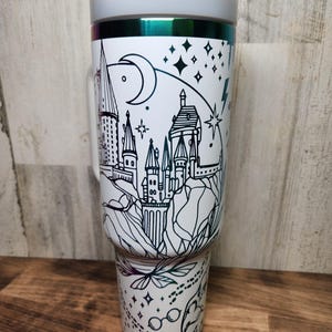 Custom 40 Oz Engraved Rainbow Magic Tumbler - Etsy