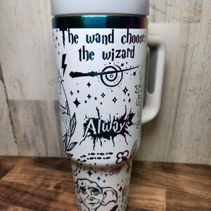 Custom 40 Oz Engraved Rainbow Magic Tumbler - Etsy