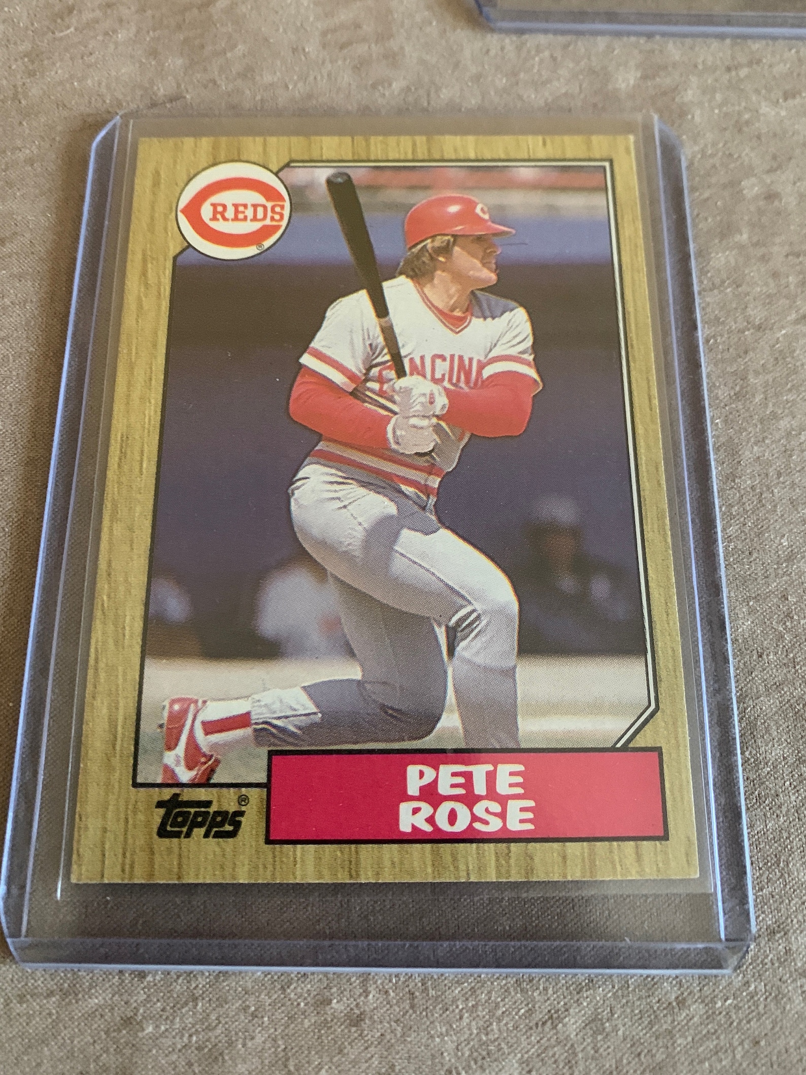 Rare Pete Rose 1987 Topps Error Card Set - Etsy