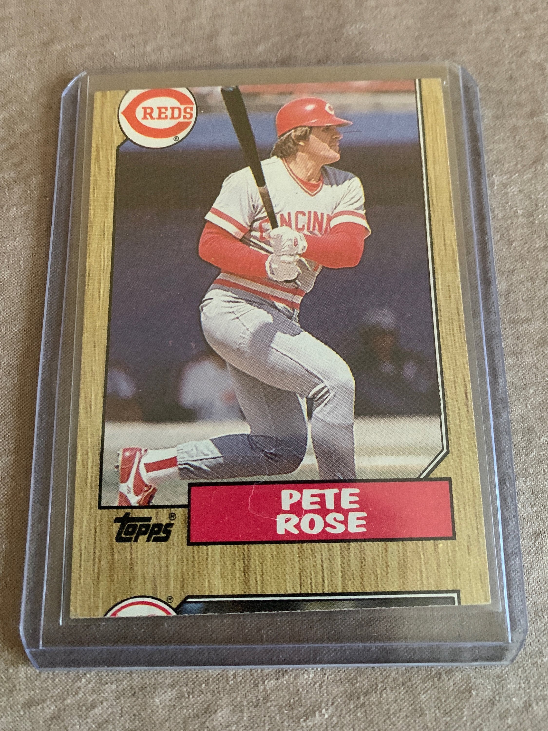 Rare Pete Rose 1987 Topps Error Card Set - Etsy