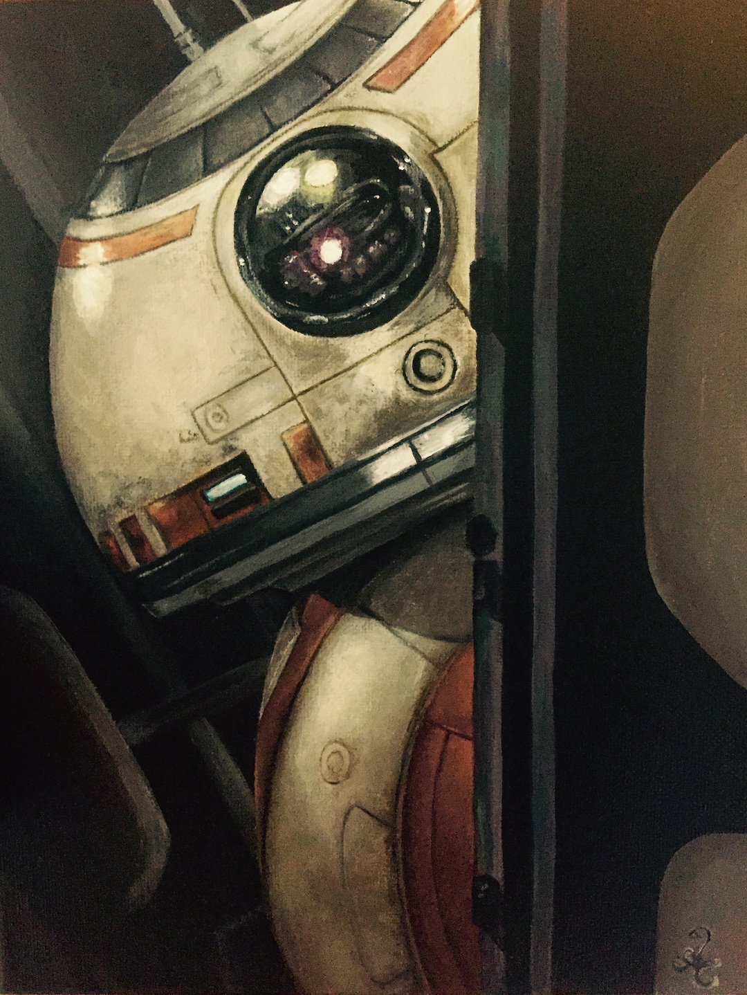 BB8 Original Art Print - Etsy