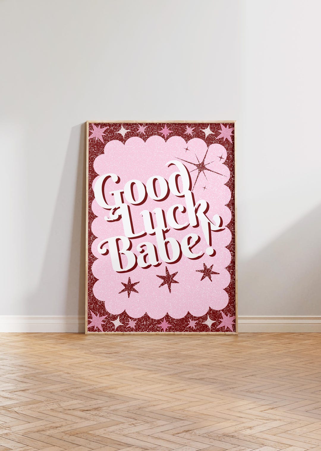 Good Luck Babe Chappell Inspired Lyrics, Retro, Lesbian, LGBT Wall ...