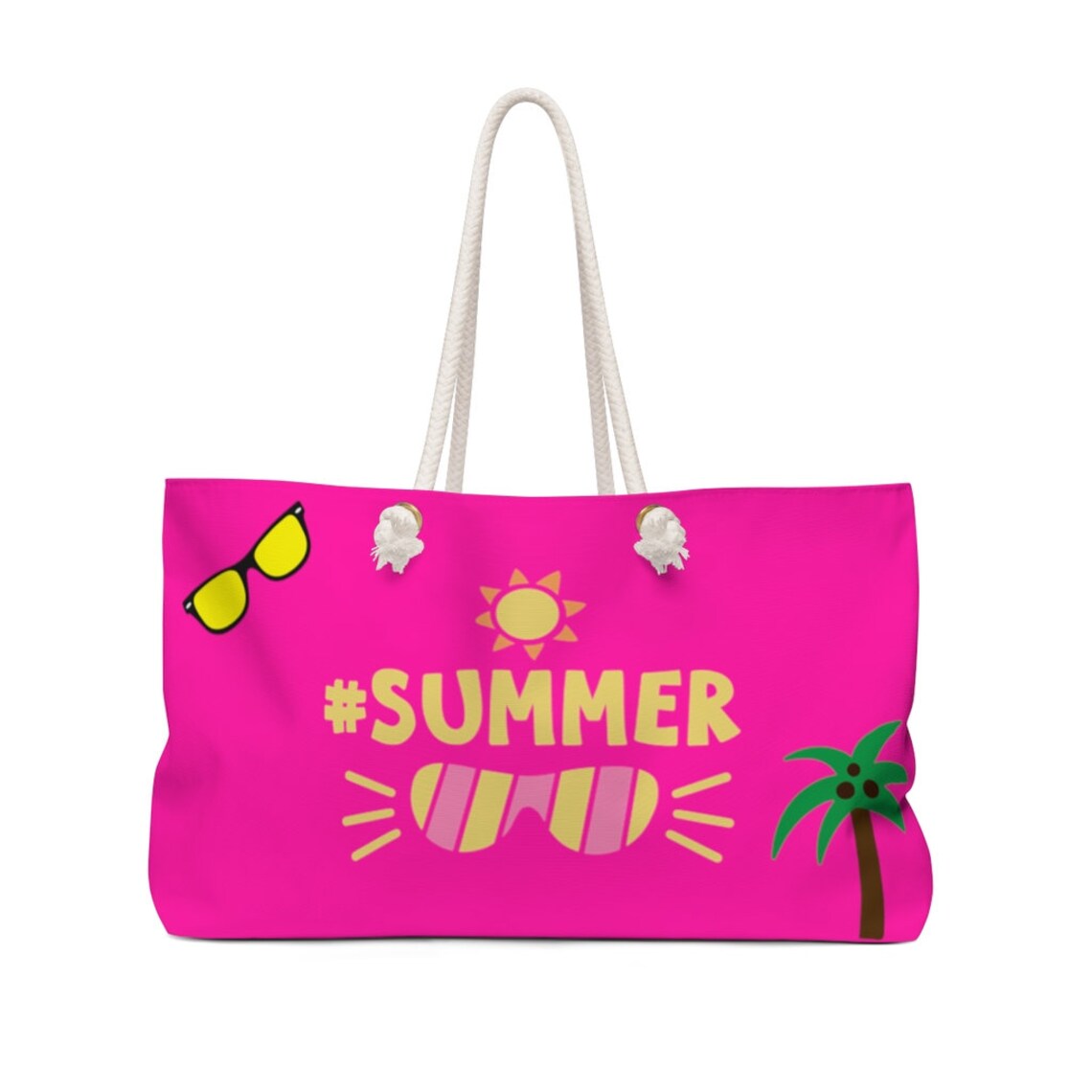 Personalized Name Girls Beach Bag - Summer Bag - Etsy