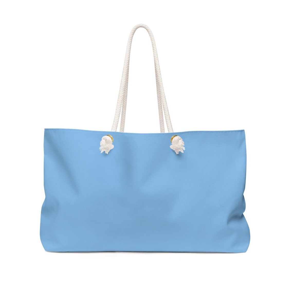 Blue Weekender Beach Bag - Feelin' Beachy - Etsy
