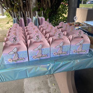 Under the Sea Party Box| Under the Sea Custom Favor Box|party Favor ...