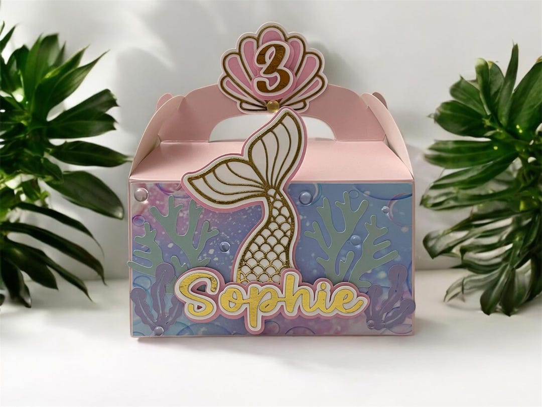 Under the Sea Party Box| Under the Sea Custom Favor Box|party Favor ...