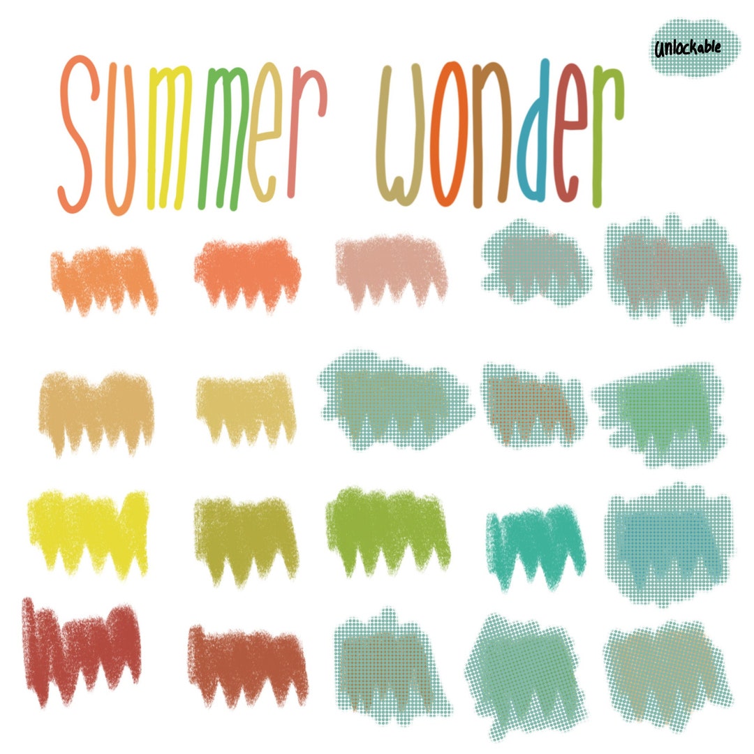 Summer Wonder Color Palette for Procreate - Etsy