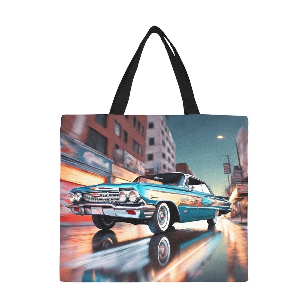 Tote Bag Minimalist Tote Bag Lowrider Chicano Low Rider Art - Etsy