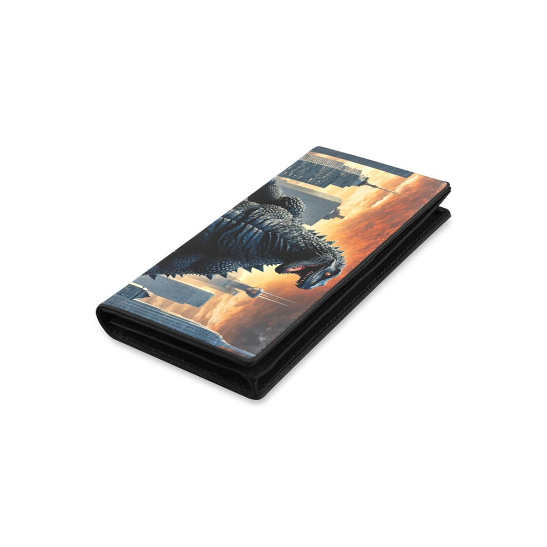 Leather Wallet Godzilla Purse Kaiju Gojira - Etsy
