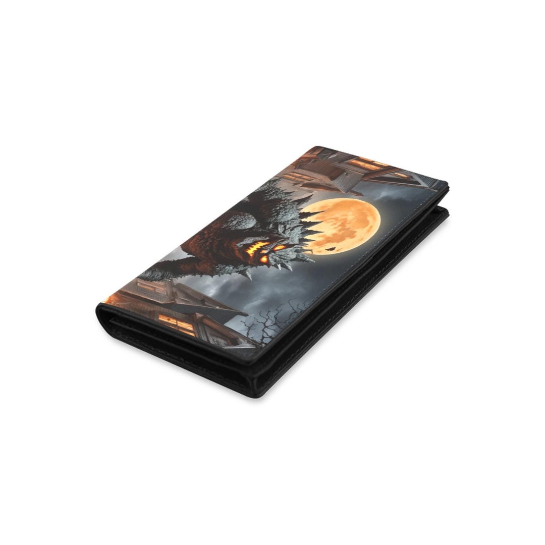 Leather Wallet Comics Godzillas Kaiju Gojira Cartoon Monster Godzilla ...