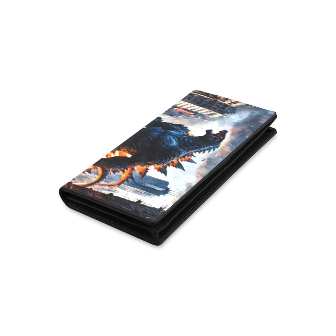 Leather Wallet Godzilla Purse Kaiju Gojira Godzillas Comics - Etsy