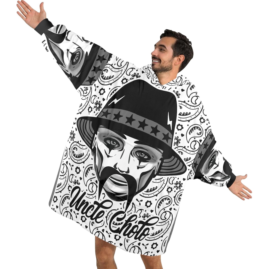 Chicano Vato Loco Blanket Hoodie Personalized Fleece Loungewear - Etsy