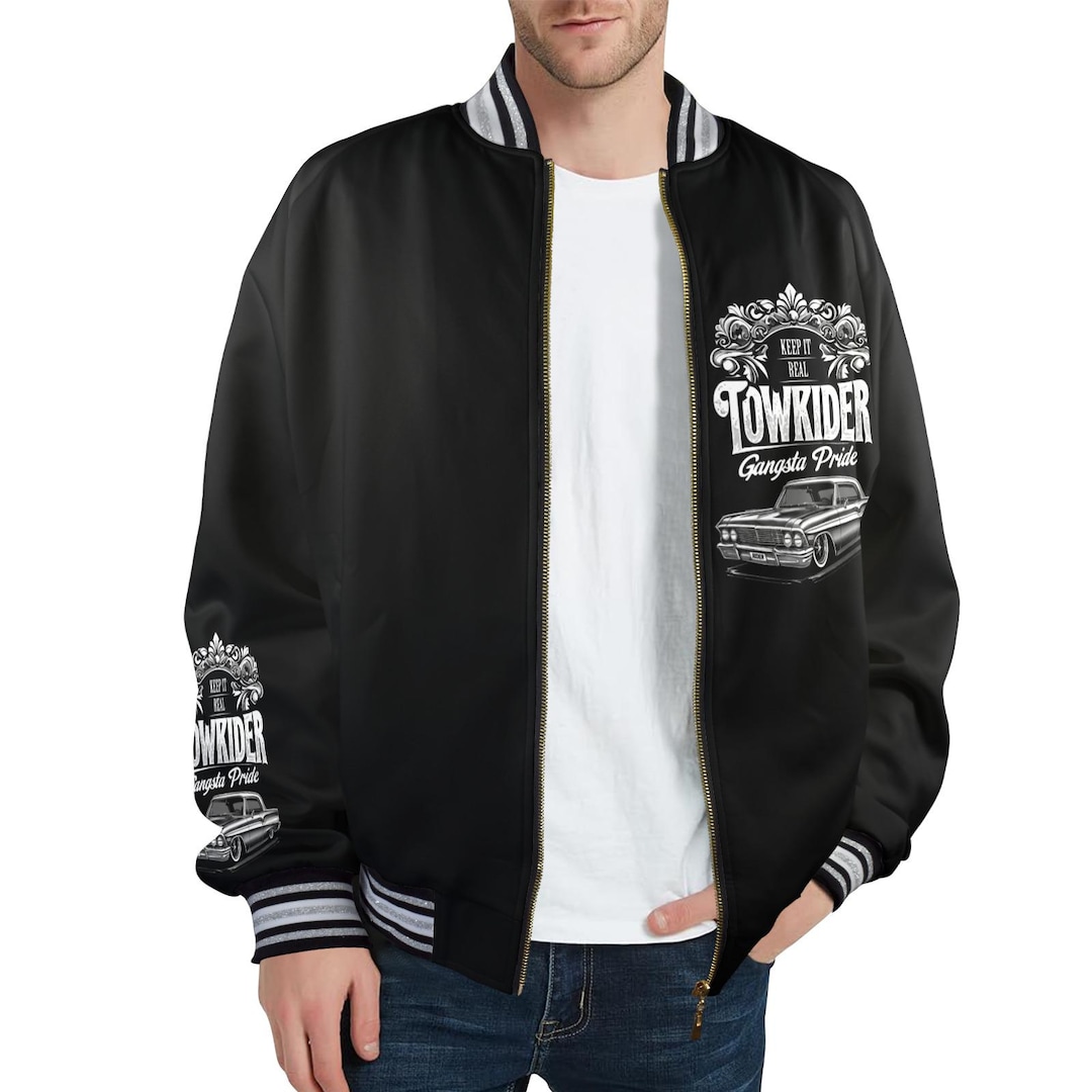 Bomber Jacket Men Lowrider Jacket - Etsy