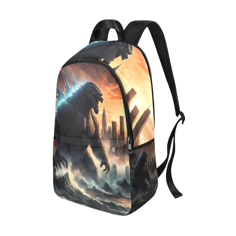 Backpack School Godzilla Backpack Gojira School Backpack Kaiju Backpack ...