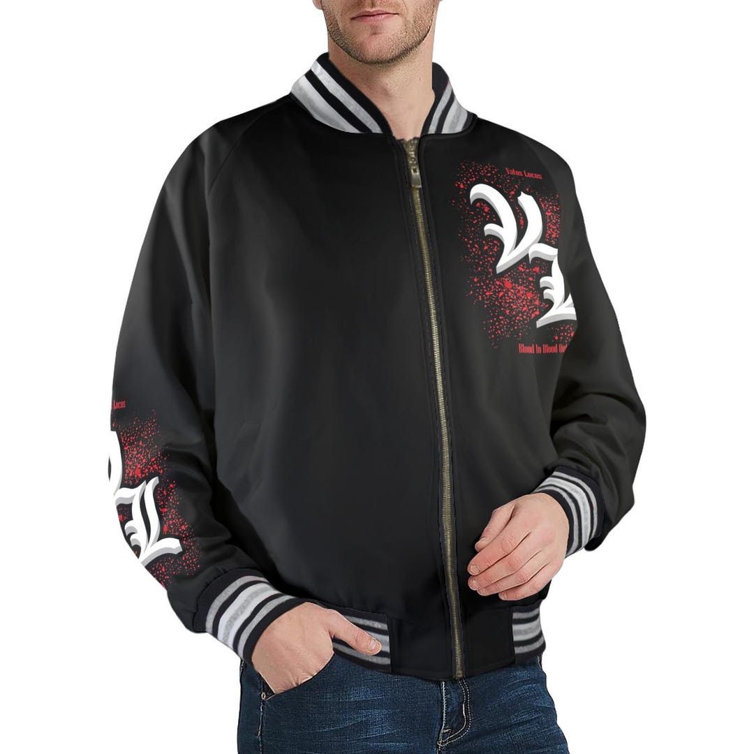 Vatos Locos Chicano Bomber Jacket Men's Polyester Spandex Outerwear ...