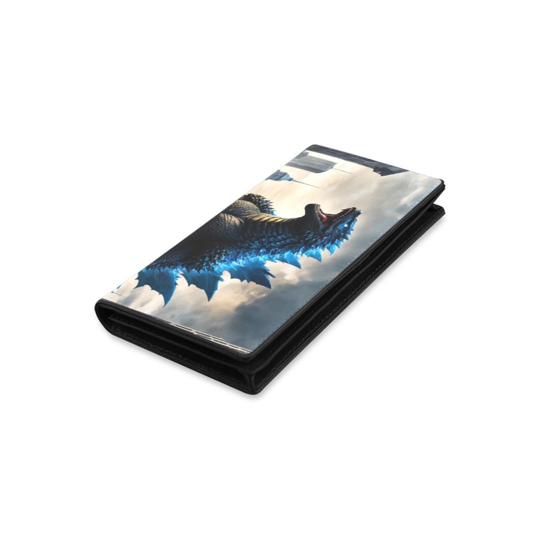Godzilla Wallet Anime Leather Wallet Gojira Cartoon Monster Godzilla ...