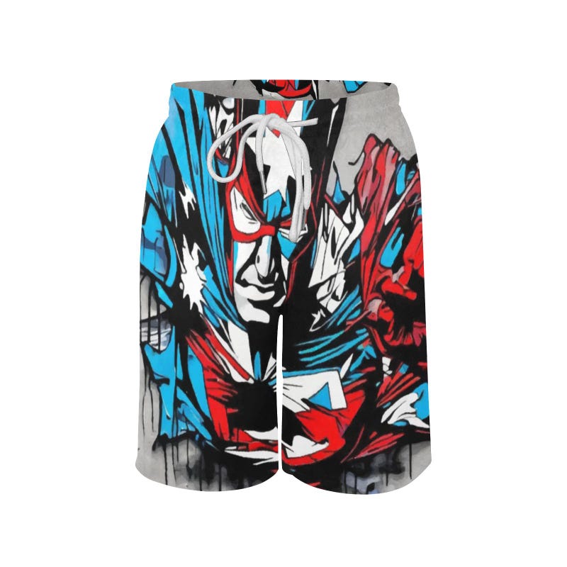 Anime Swimming Trunks - Etsy