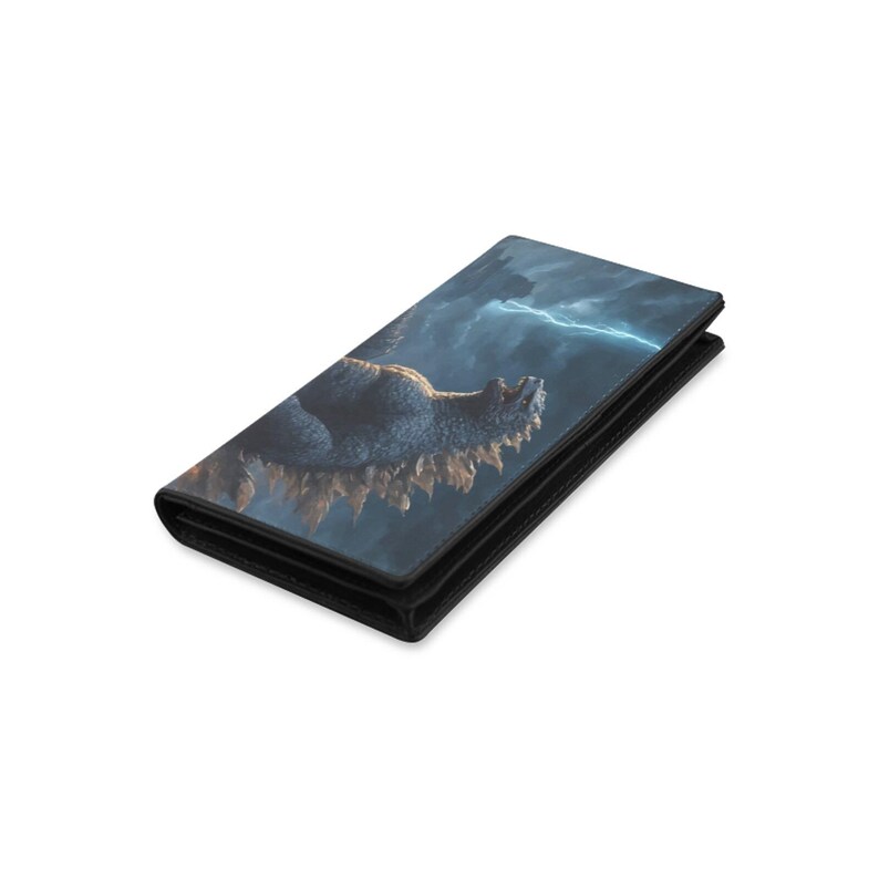Leather Wallet Kaiju Gojira Cartoon Monster Godzilla Purse Comics ...