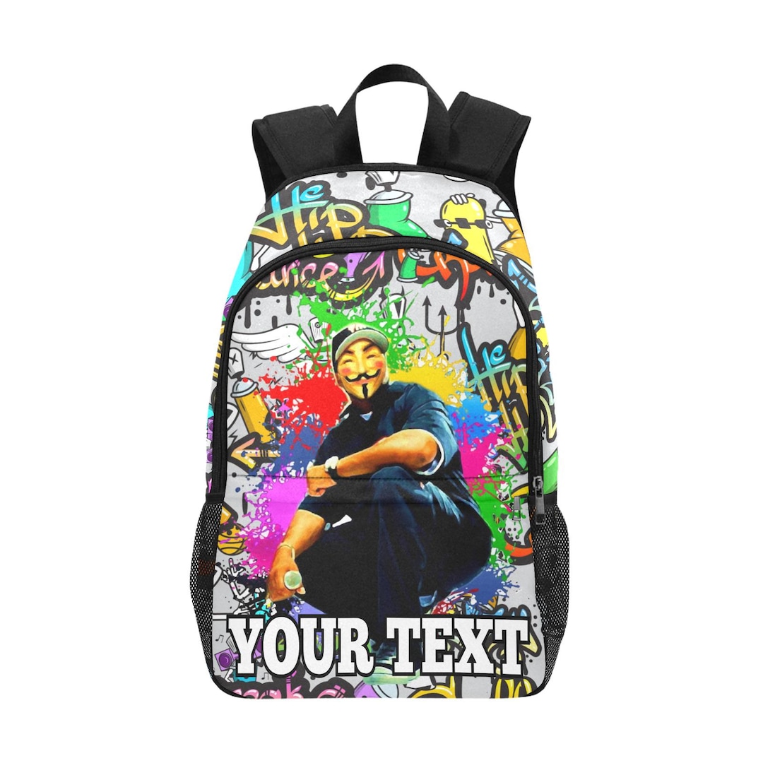 Personalized Hip Hop Backpack Custom Name Rap Gift - Etsy