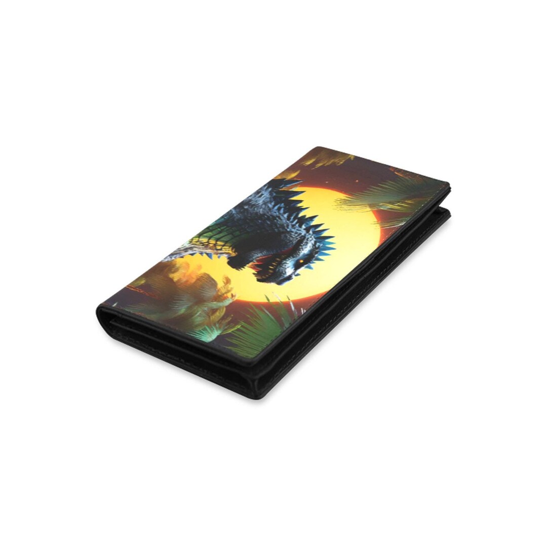 Leather Wallet Godzillas Comics Cartoon Retro Monster Kaiju Gojira ...