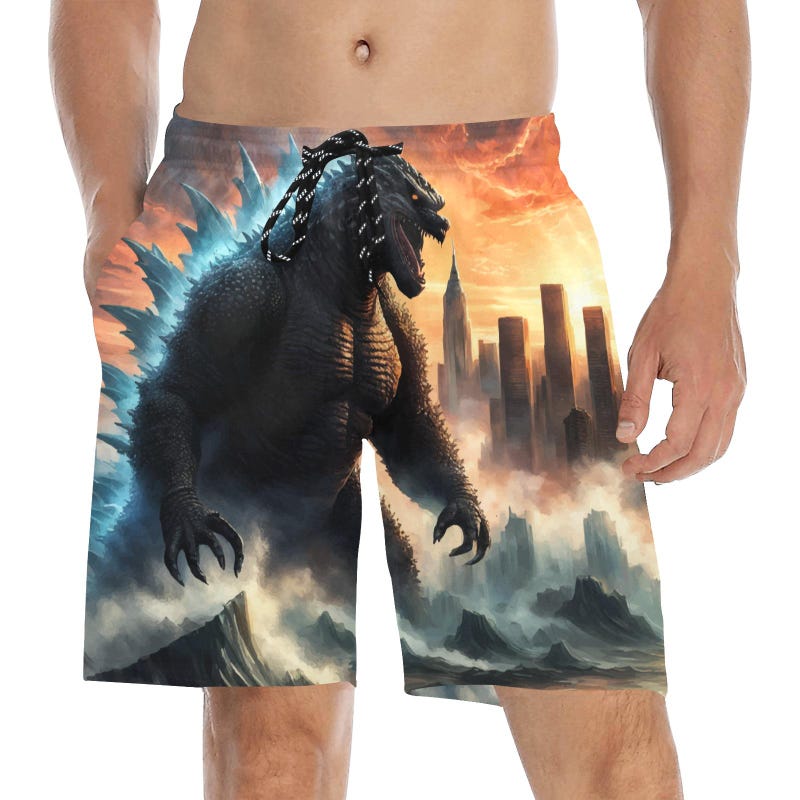 Anime Swimming Trunks - Etsy