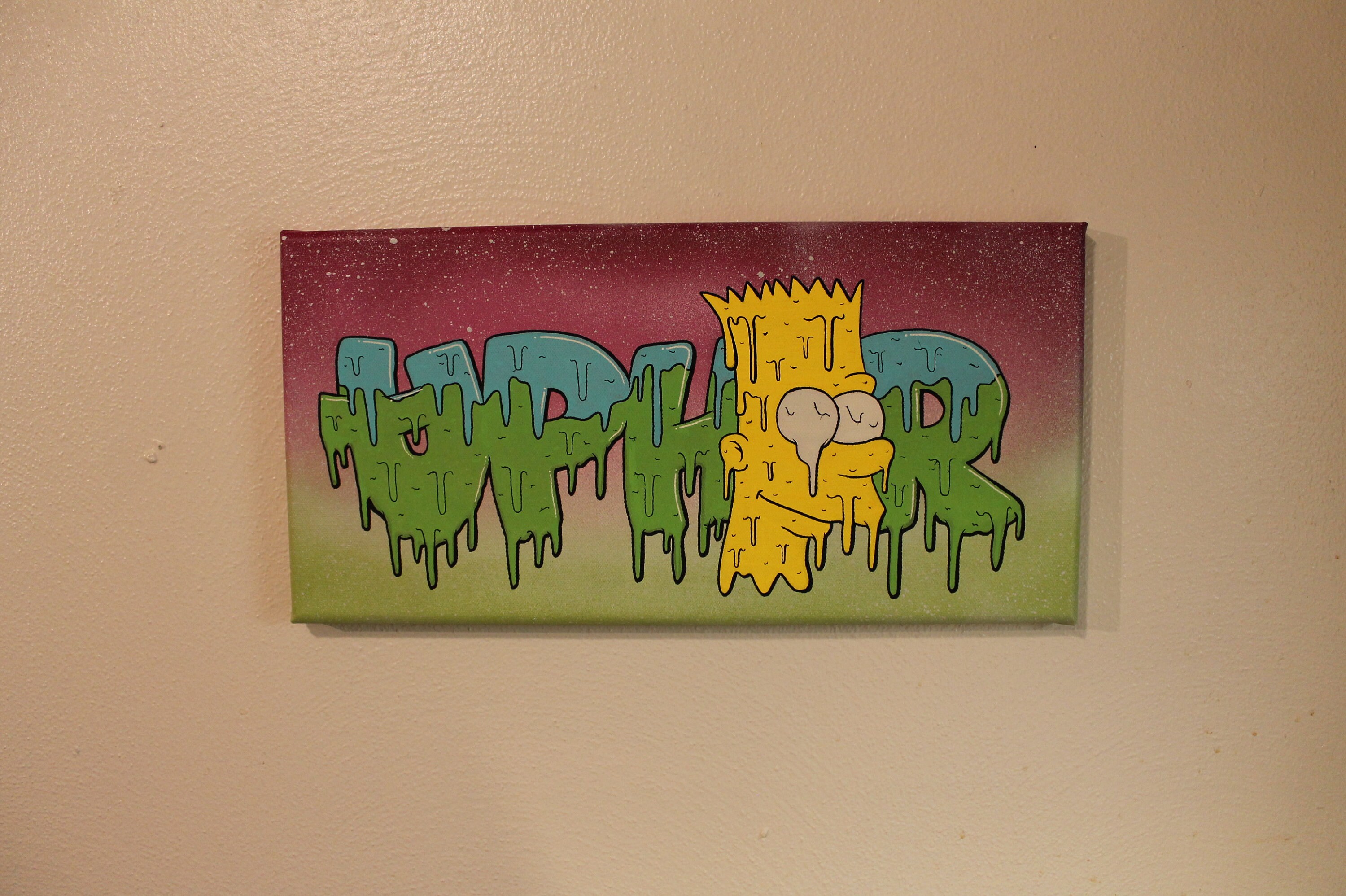 Bart Simpson Graffiti Style Street Art Murals Street Art Bart | My XXX ...