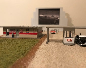 Ho Scale Drive In - Etsy