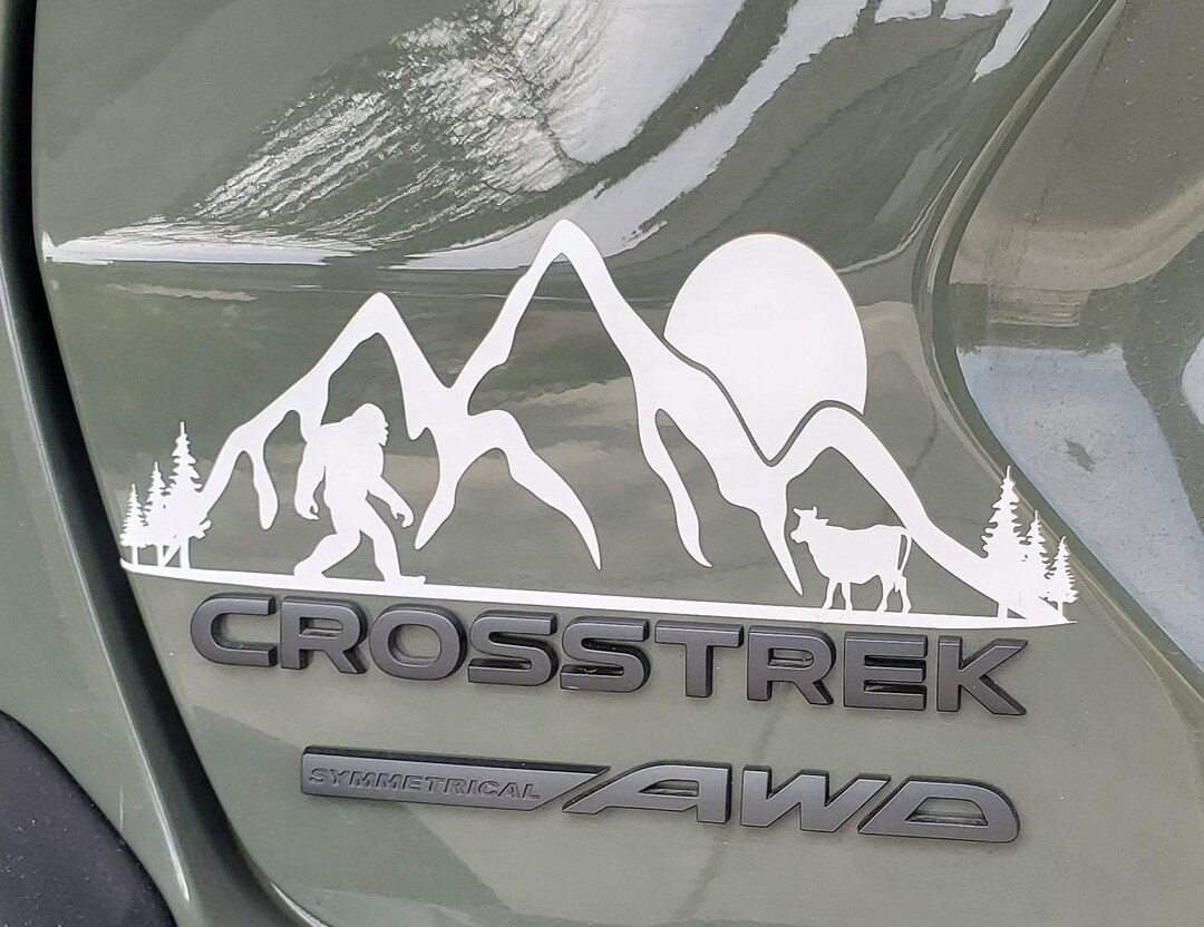 Sasquatch Meets Moo Decal - What a Way to Show Your Adventurous Spirit ...