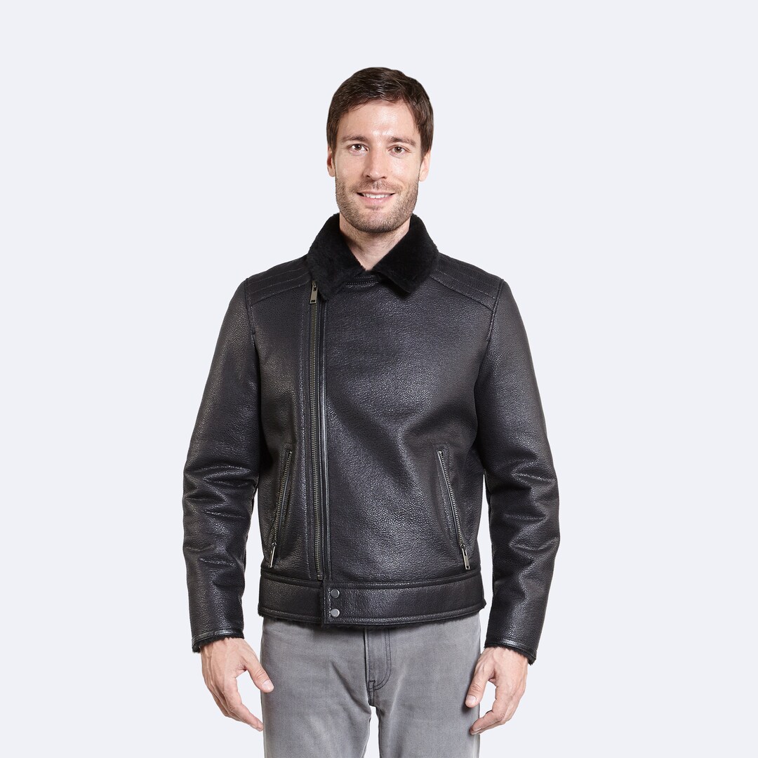 Edgar Sheepskin Jacket - Etsy
