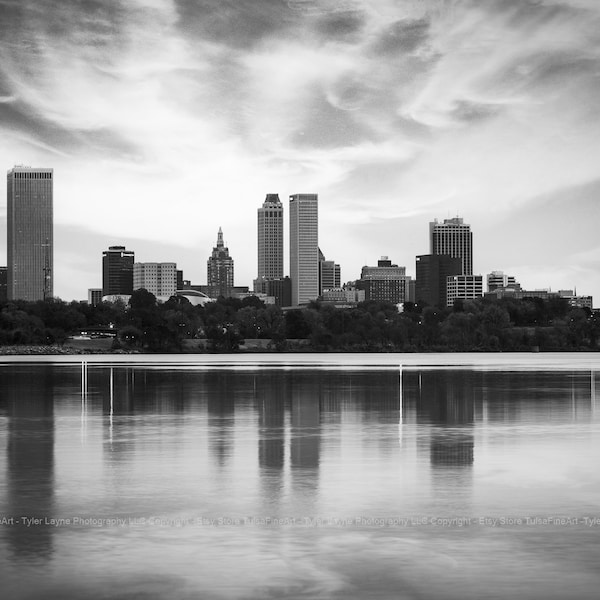 Tulsa Skyline - Etsy