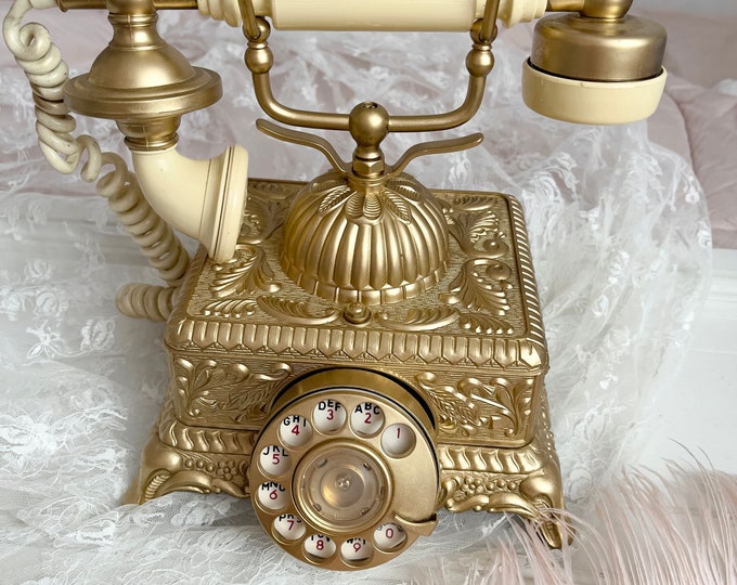 Elegant Gold Vintage French Telephone Working/i Phone 5s/home - Etsy