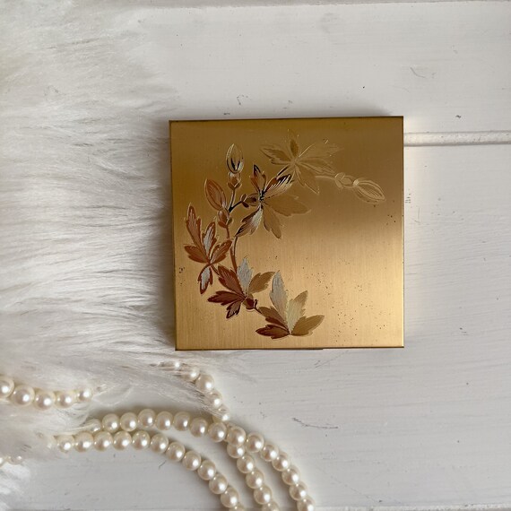 Beautiful Vintage Gold Compact from the 1950s/ Peruvi… - Gem